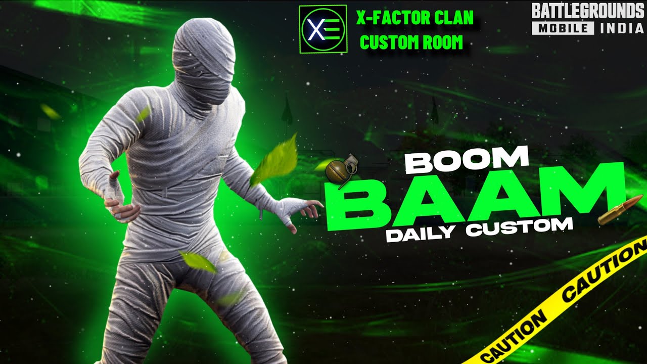 BGMI LIVE | DAILY CUSTOM |X-FACTOR | PRIME PLAYER GAMING | 1440p stream ...