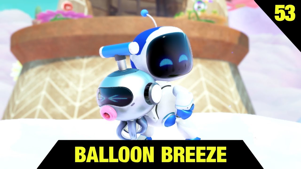 Astro Bot Walkthrough #53: Balloon Breeze - All Puzzle Pieces & Bot ...