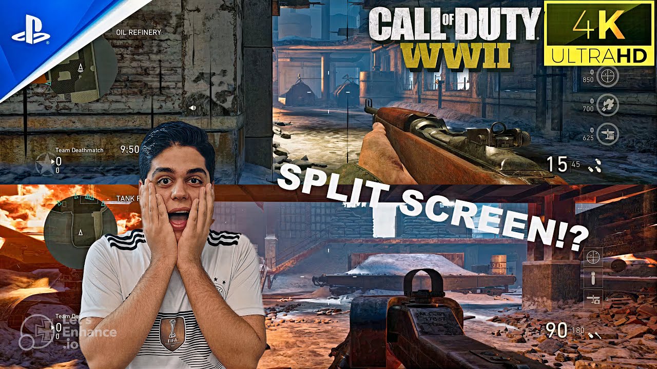 How to Play Split Screen in Call of Duty World War II (2023)???｜4K ...