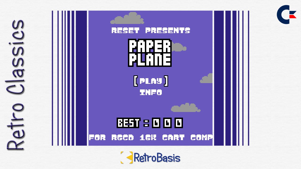 PAPER PLANE C64 - YouTube