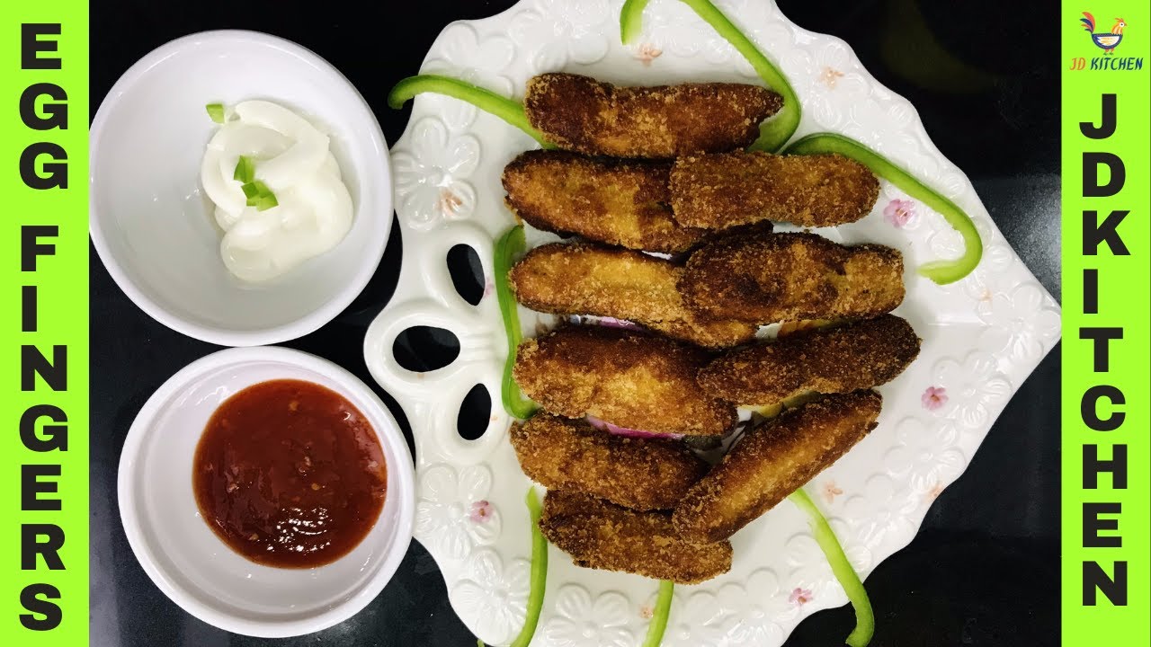 Crispy Egg fingers | Quick and Easy Egg Starters Recipe | jdKitchen ...