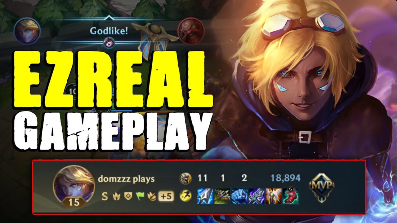 Ezreal Carry One Death Challenge | Build and Runes - YouTube
