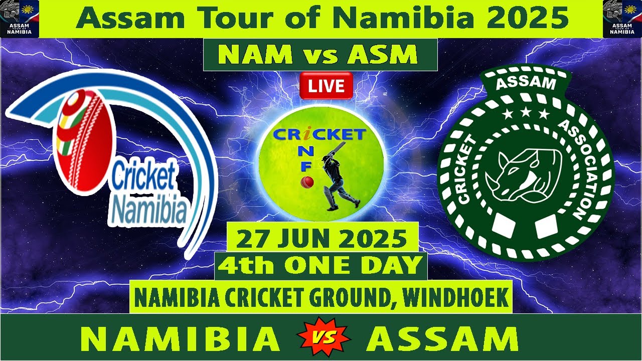 Namibia vs Assam | NAM vs ASM | 4th One Day of Assam tour of Namibia ...