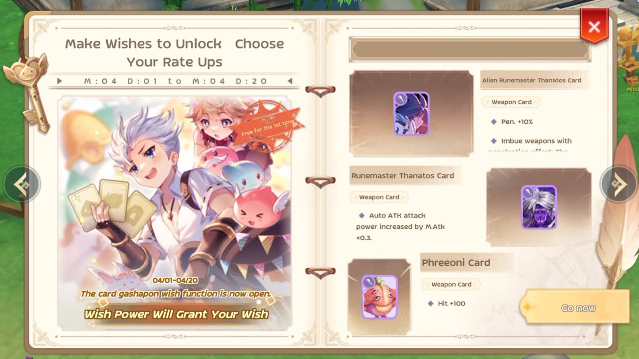 Ragnarok M: Alien Runemaster Thanatos Card (April 01 2024 - April 20 ...