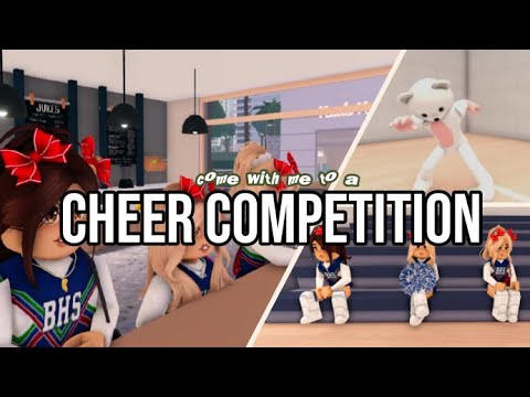Come with me to a CHEER COMPETITION! | Voiced Roblox Video - YouTube