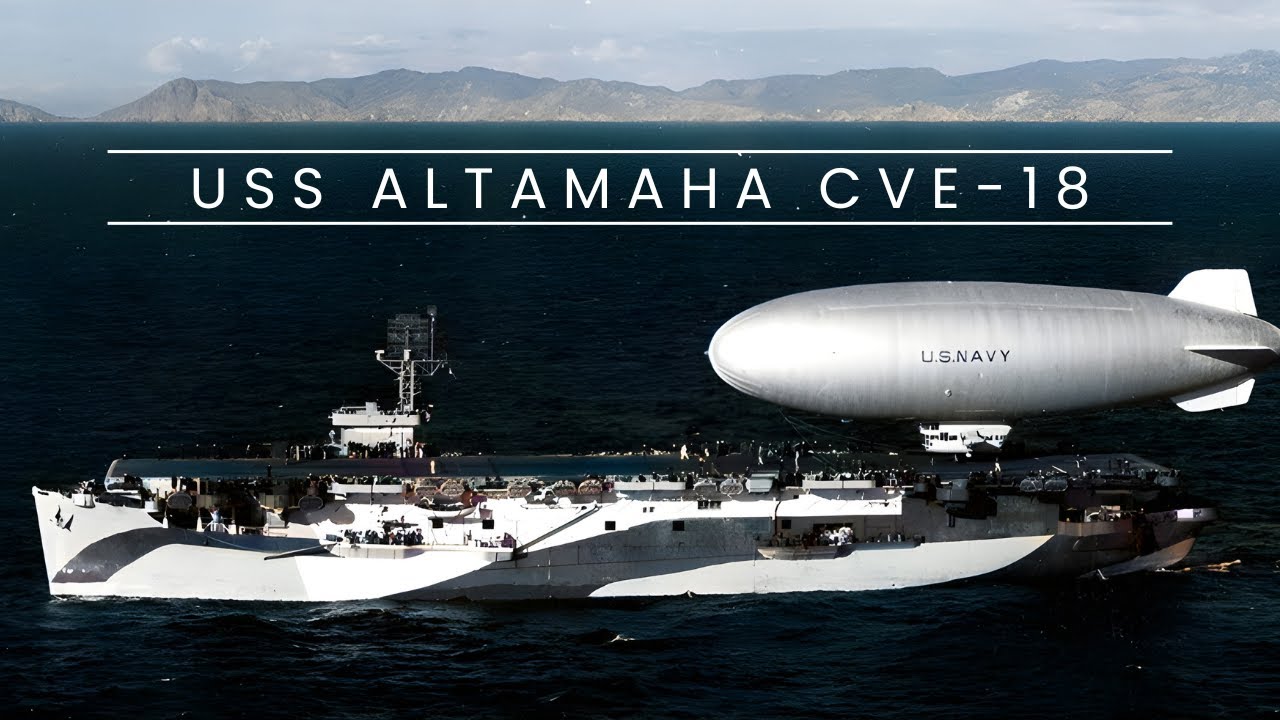 USS Altamaha CVE-18 (Escort Carrier) - YouTube