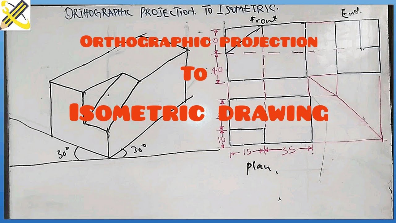 Isometric views in | Technical drawing | Engineering drawing - YouTube