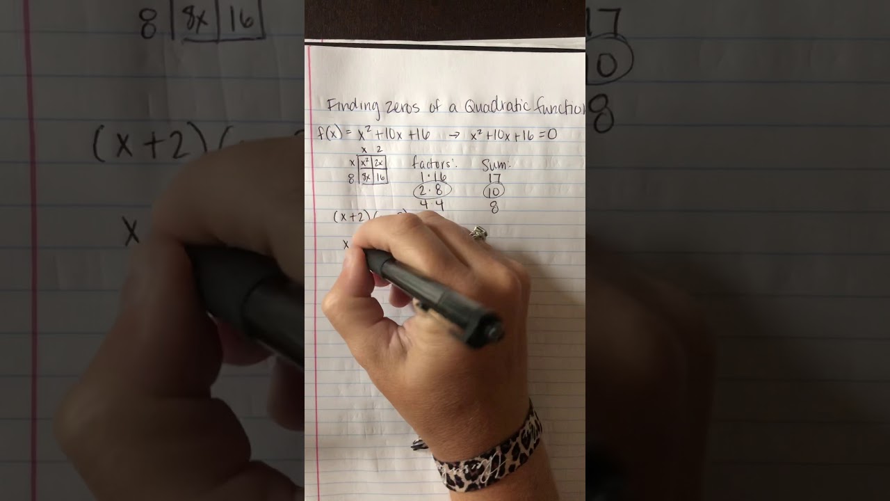 Pg. 33 Finding Zeros - YouTube