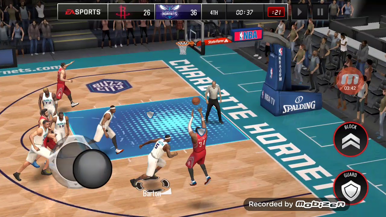 Best graphics in 50 MB EA sports NBA game for Android mobile - YouTube
