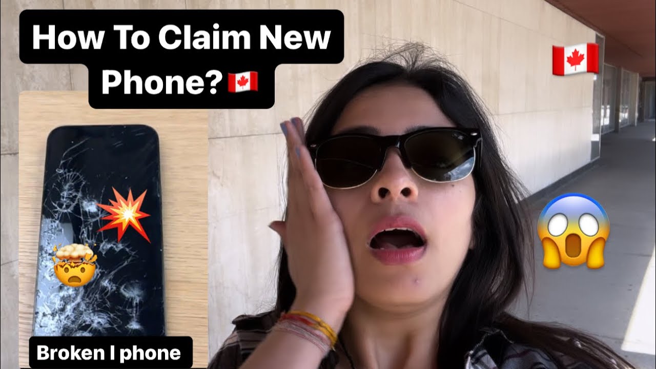 HOW TO CLAIM NEW I PHONE 🇨🇦 | Broken I PHONE | DISPLAY DAMAGED ...