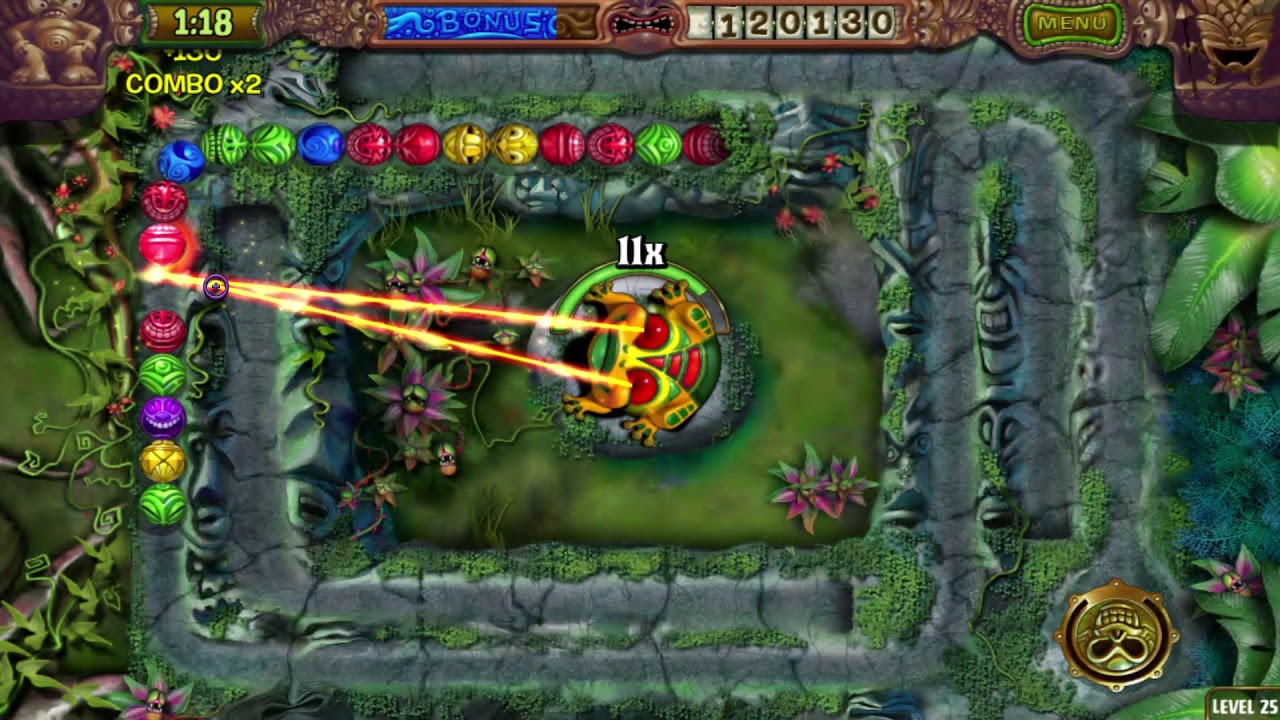 Zuma's Revenge! Level 25 339K Points! - YouTube