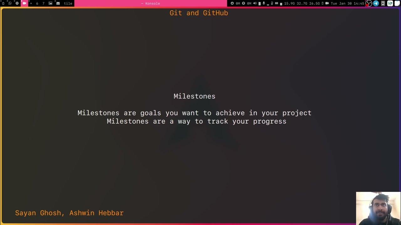 Exploring Git and GitHub #5 | Milestones - YouTube