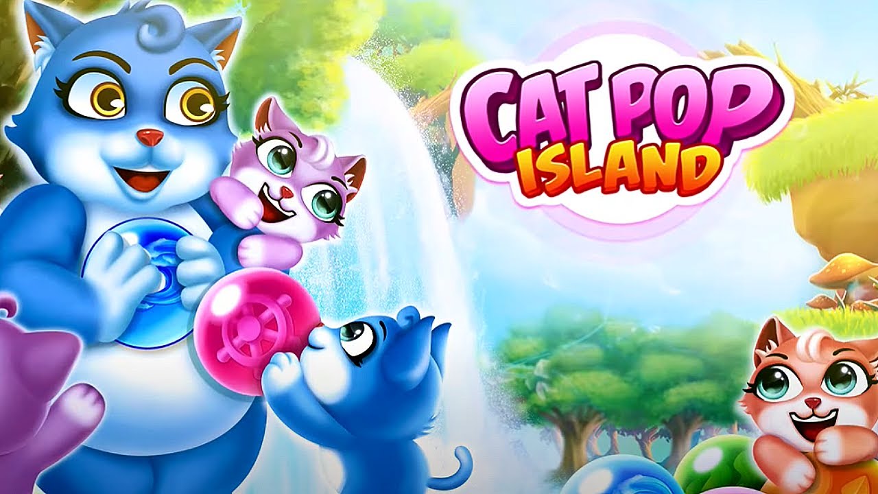 Bubble Shooter: Cat Pop Island Game Gameplay Android - YouTube