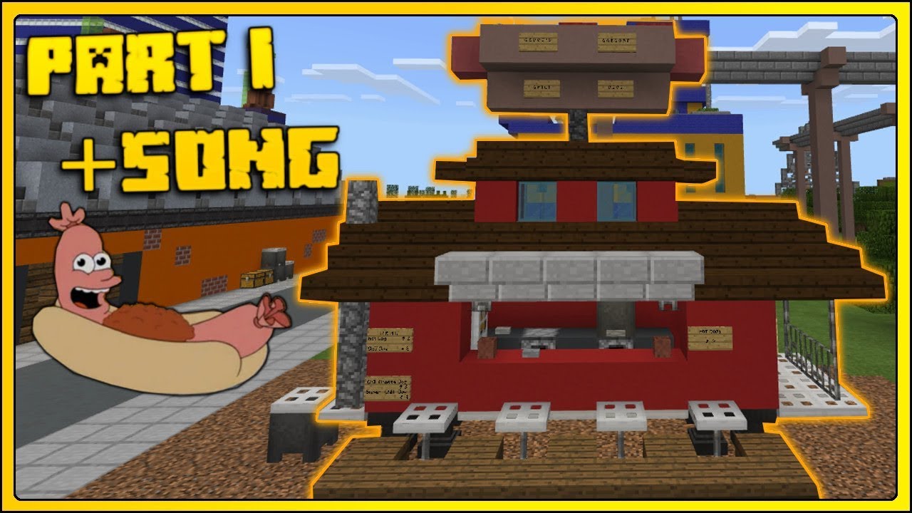 Minecraft Springfield | Deuce's Caboose Chili Dogs | Part 1 + Song ...