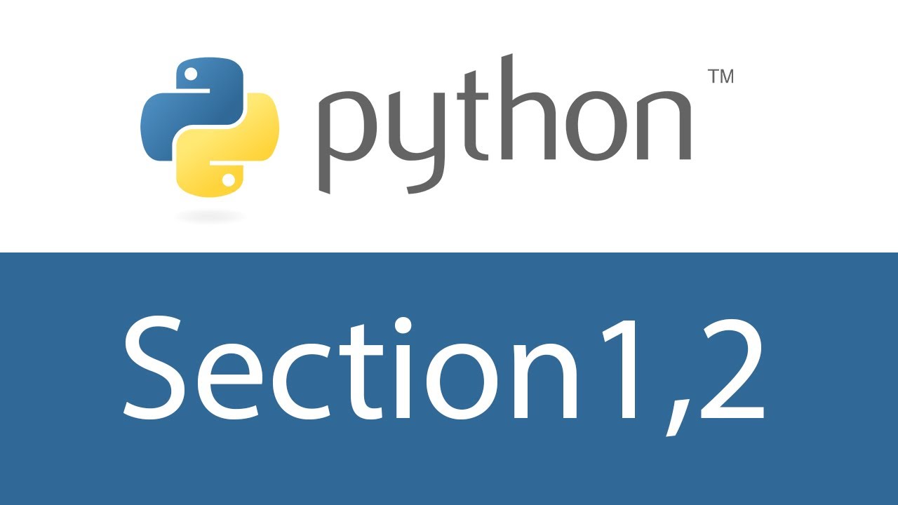 python | section 1,2 - YouTube