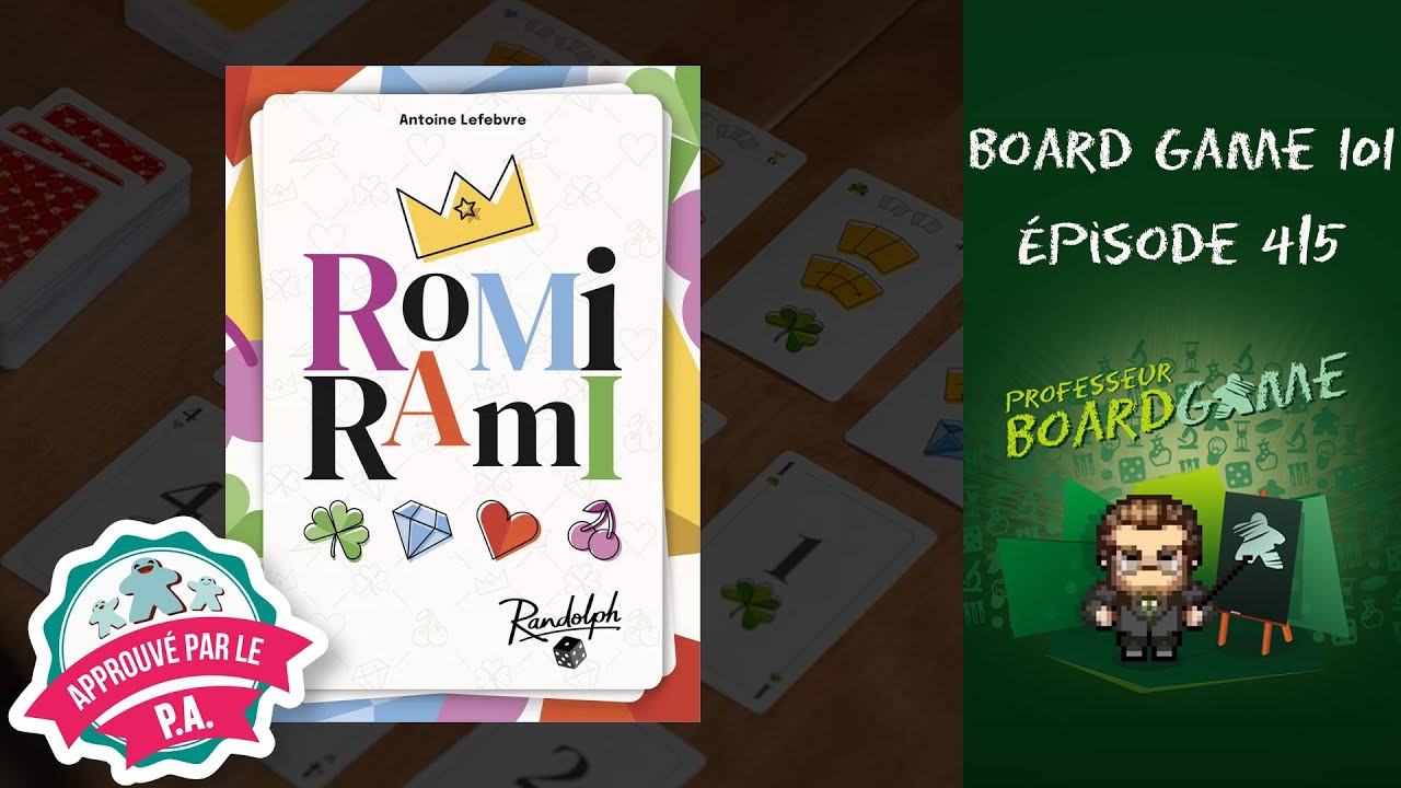 Board Game 101 (EP415) Romi Rami - Règles et critique - YouTube
