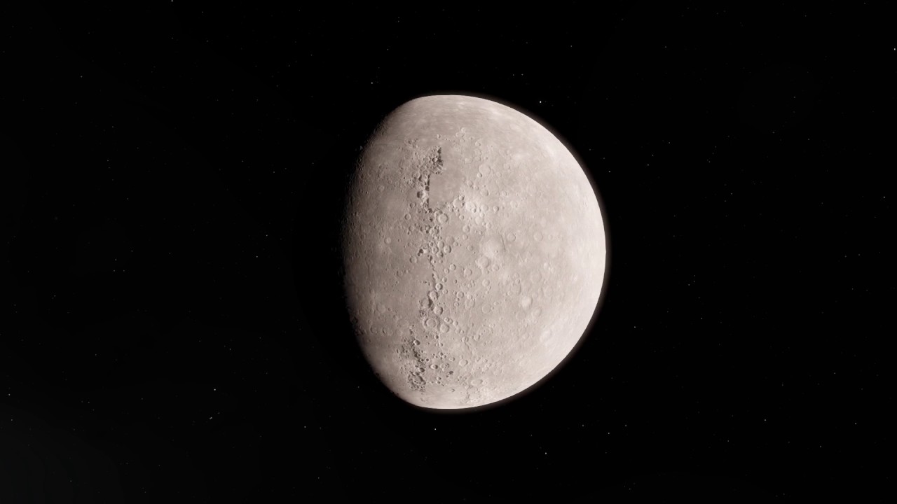 Mercury Rotation || Space Engine - YouTube