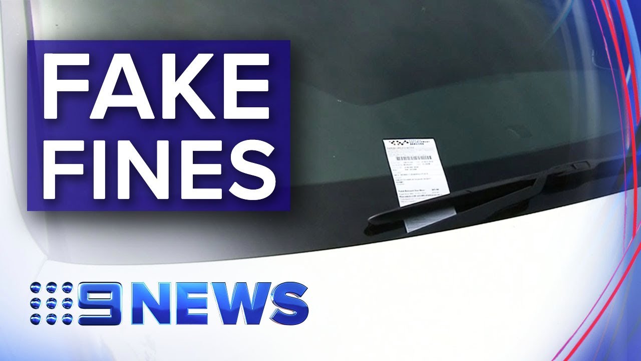 How to spot a fake parking fine | Nine News Australia - YouTube