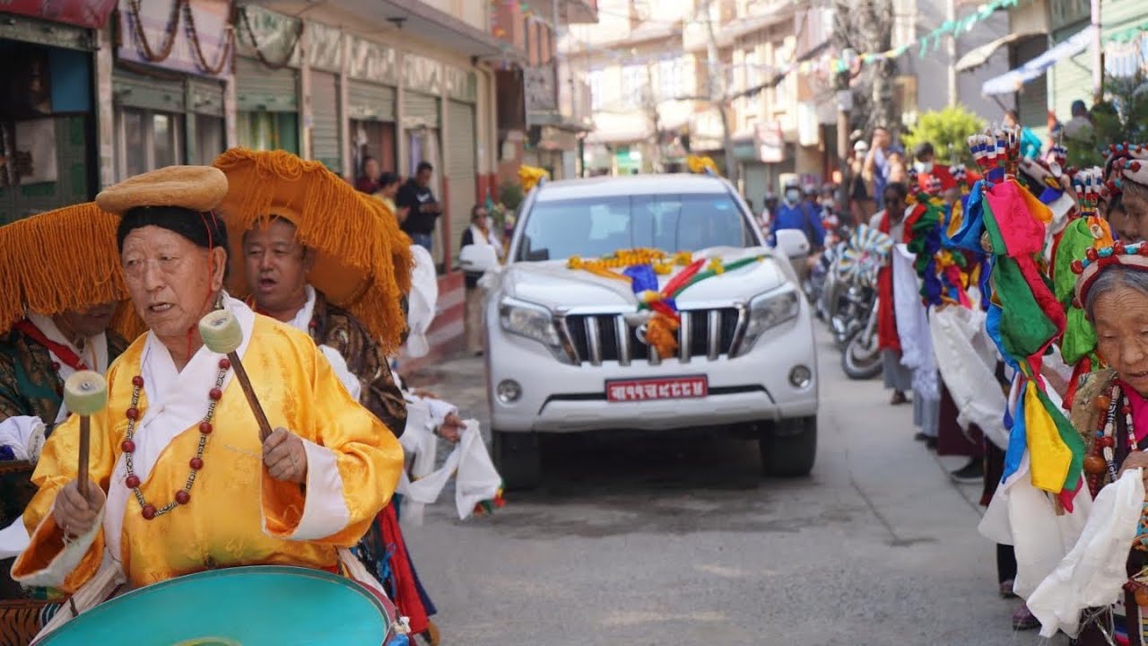 Grand Reception Of Rinpoche In Nepal || Dungse Garab Rinpoche ...