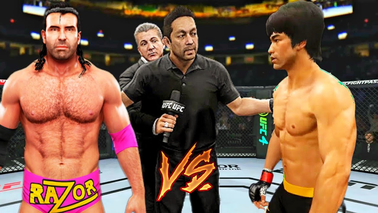 Bruce Lee vs. Razor Ramon - EA Sports UFC 4 - YouTube