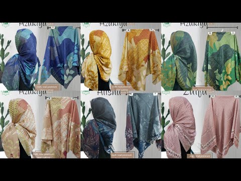 35 Jilbab Motif Keluaran Terbaru