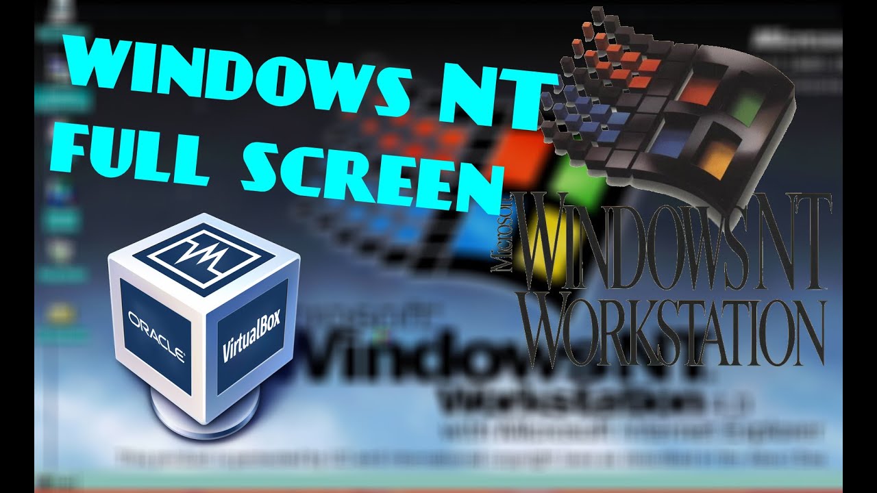 using windows NT 4.0 in full screen - YouTube