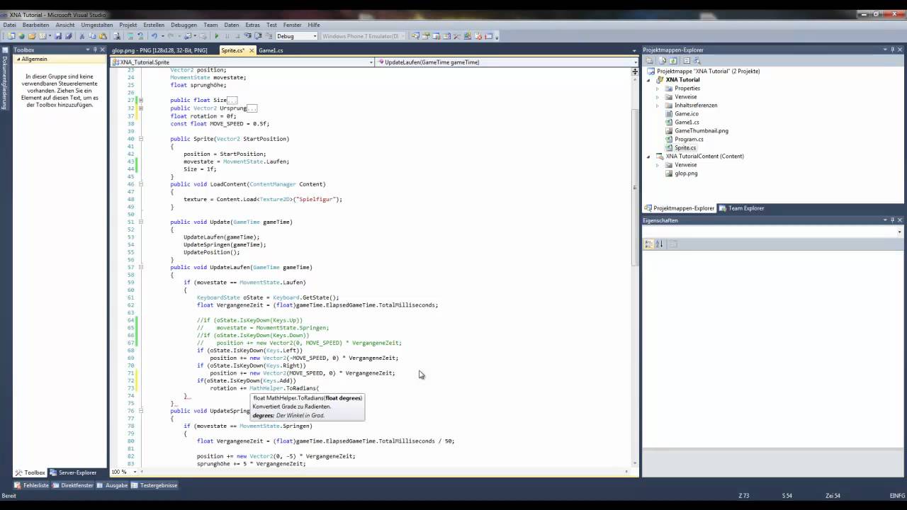 C# Tutorial X005: SpriteBatch Origin - YouTube