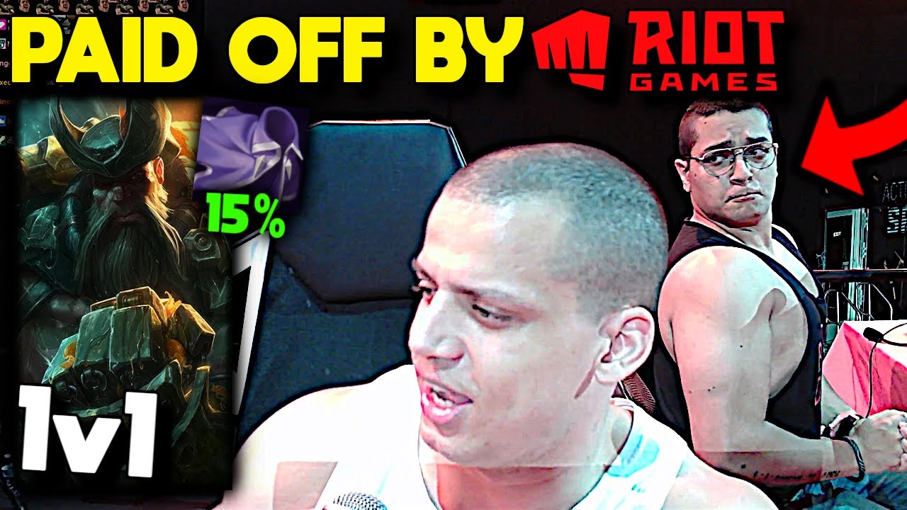 Tyler1 RAGE vs THE LUCKIEST Gangplank - 1v1 - YouTube
