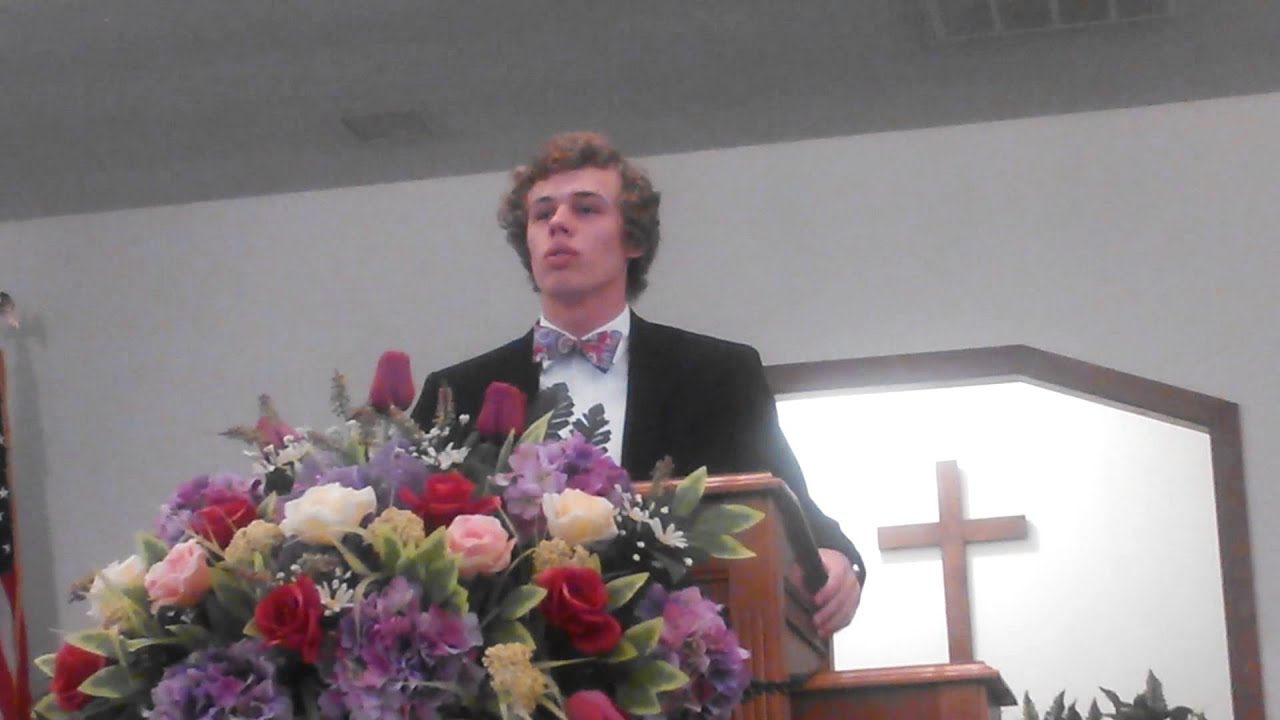 Jacob Giles 1st Sermon at Lebanon Baptist Church - YouTube