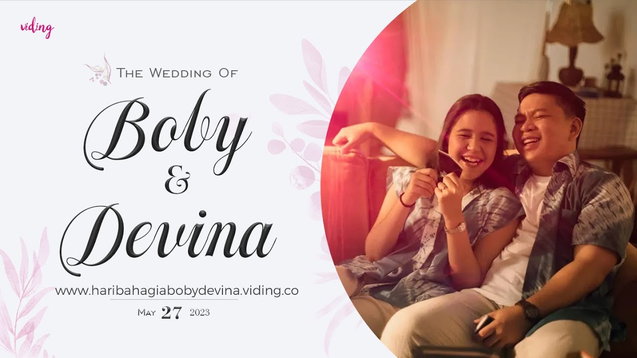 Boby & Devina Wedding Live Streaming 27 Mei 2023 - YouTube