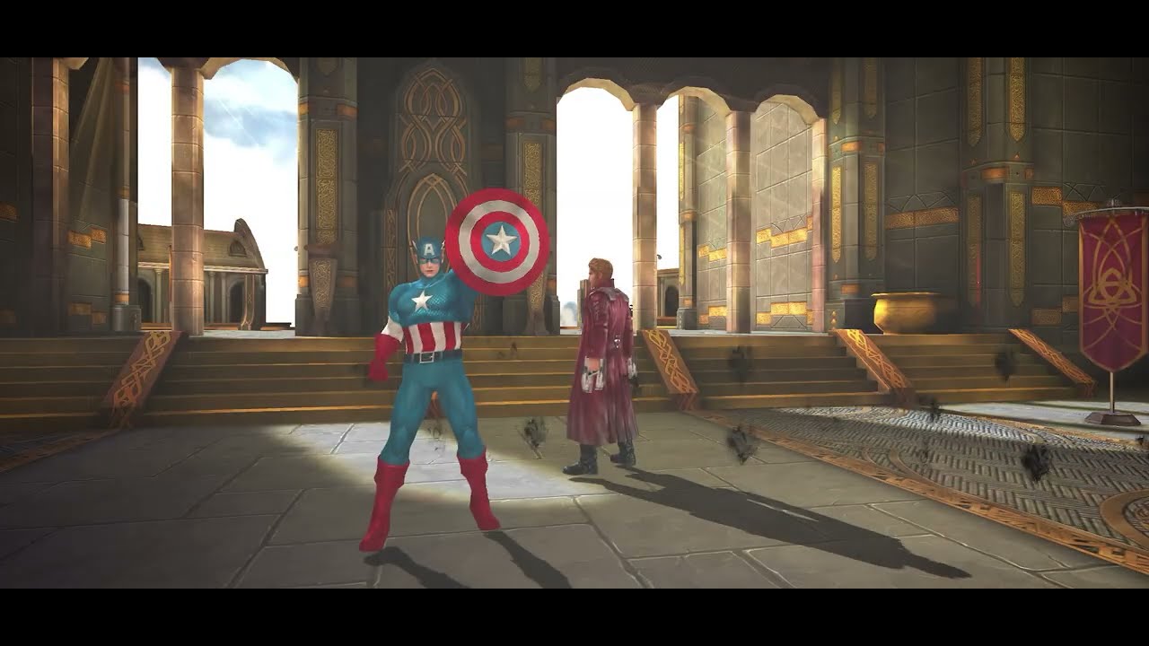 Marvel Future Fight - Multiverse Invasion Boss - Fenrir (2) - Captain ...