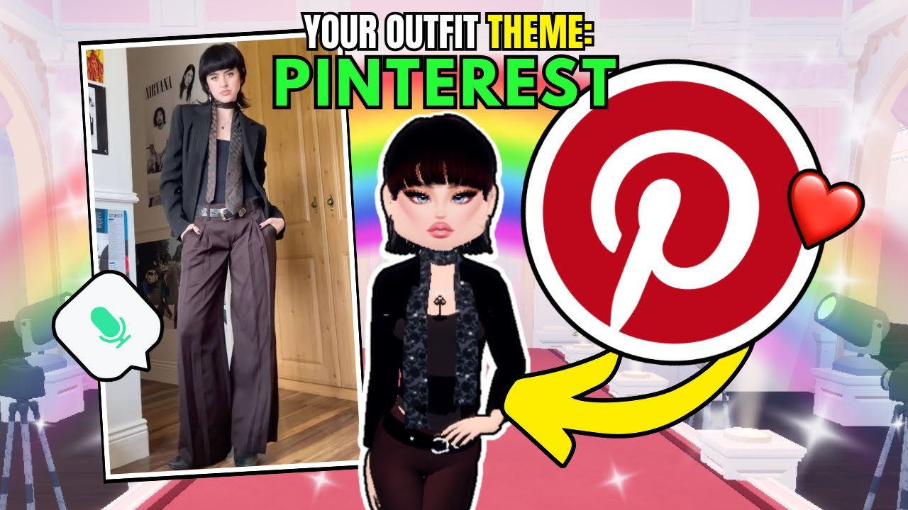 ONLY Using PINTEREST OUTFITS in DRESS to IMPRESS - YouTube