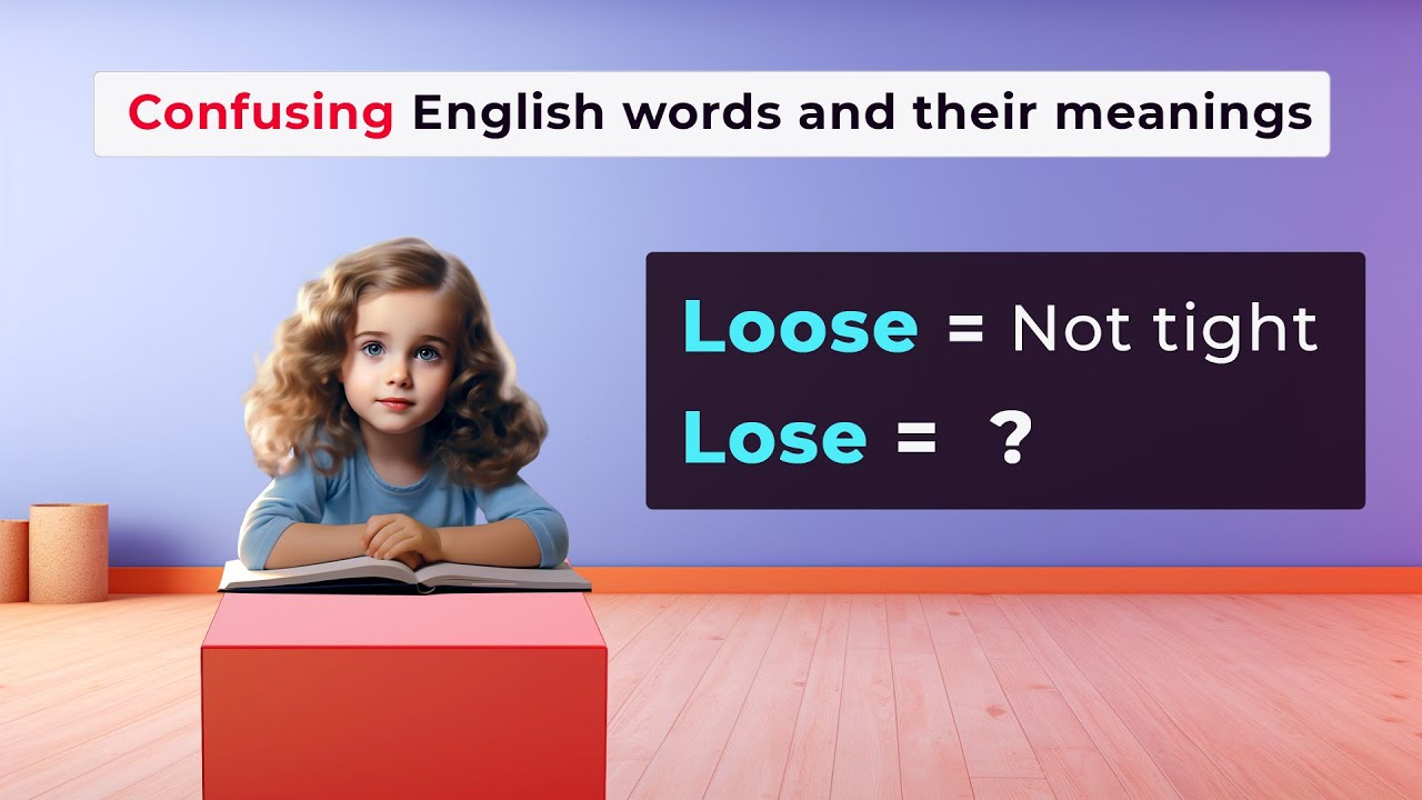 20 pairs of confusing English words and theirs meanings | learn english ...