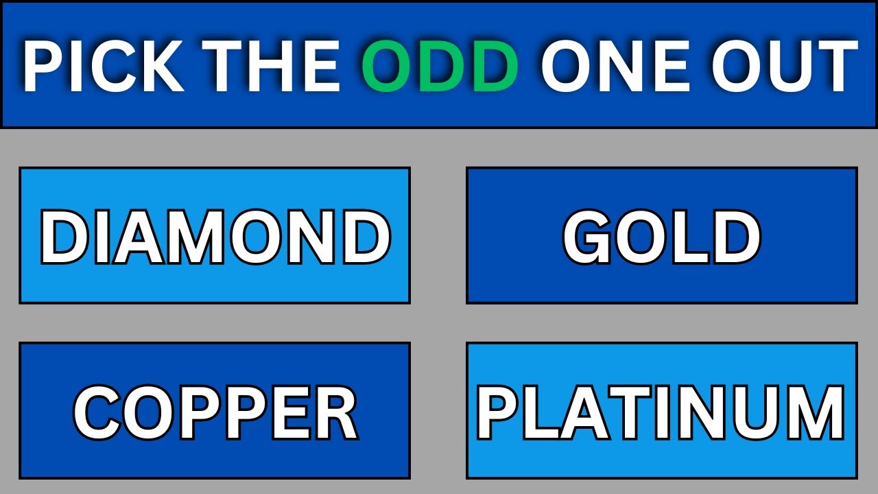 CAN YOU BEAT THE ODDS AND SPOT THE ODD ONE OUT IN THIS CHALLENGE? - YouTube