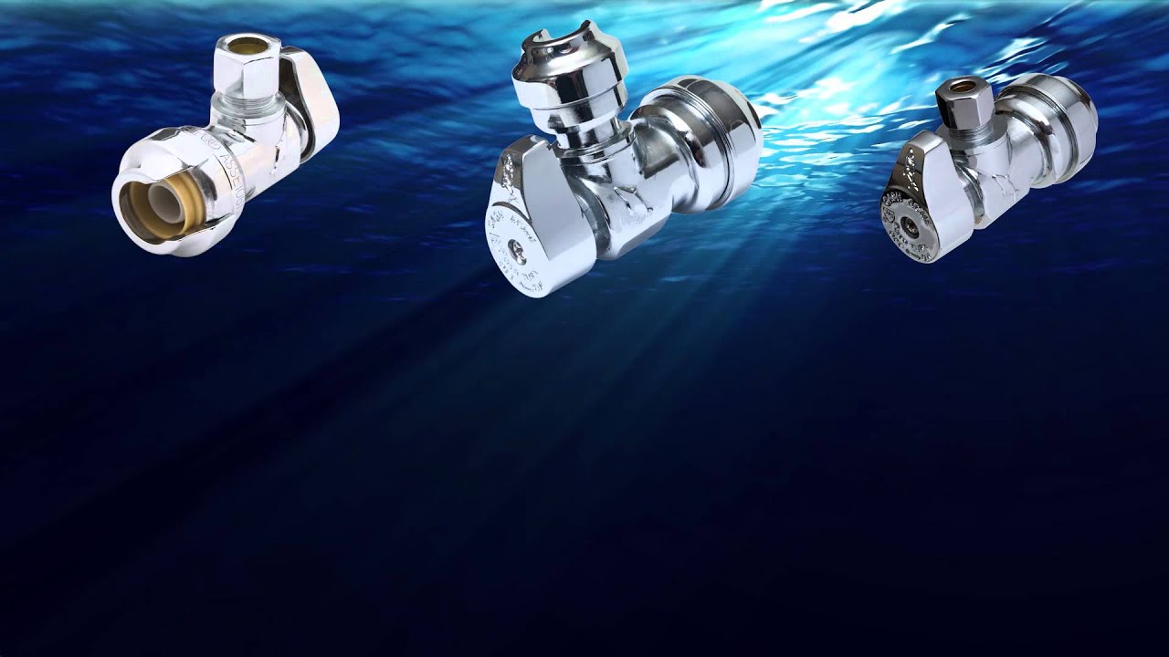SharkBite Plumbing Stops - Using Stop Valves to Add Water Lines - YouTube