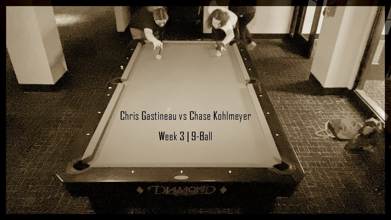 Chase Kohlmeyer vs Chris Gastineau | 9-Ball | Week 3 of Purdue ...