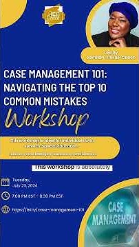 FREE Case Management 101 Workshop - YouTube