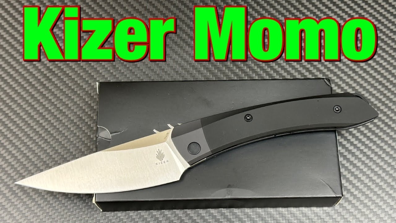 Kizer Momo front flipper knife ! - YouTube