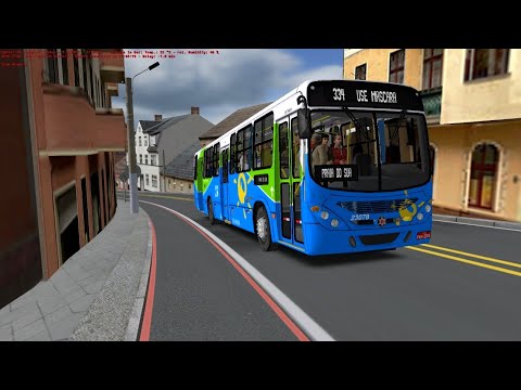[OMSI 2]Mapa Transcol 334- P.do Suá x Ilha das Caieras Marcopolo Torino 2007 Volkswagen 17.230 EOD.
