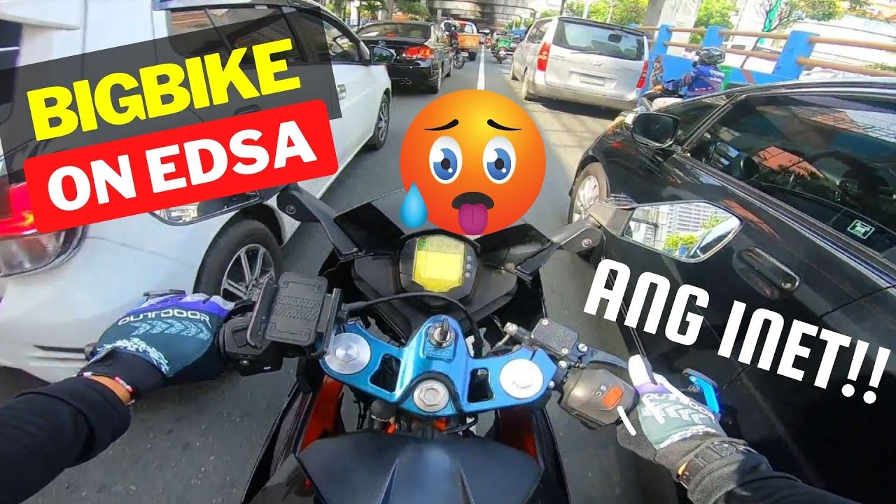 BIGBIKE SA EDSA TRAFFIC ANG INET!! - YouTube