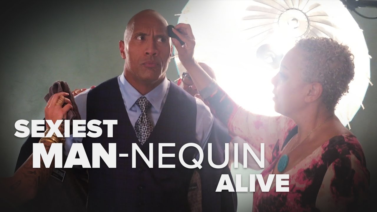 The Rock's "Sexiest Man Alive" Mannequin Challenge - YouTube