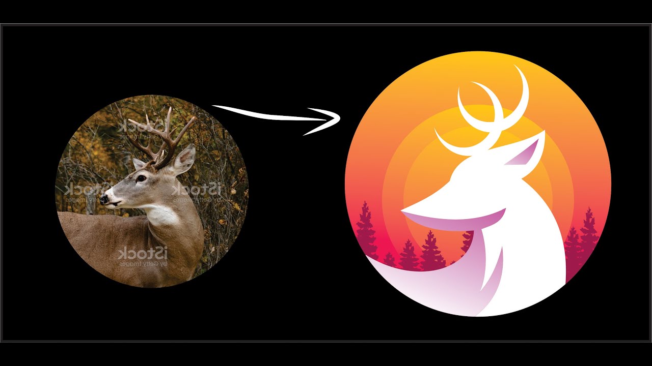 Deer Logo Design Tutorial - Learn Coreldraw Master Techniques with ...