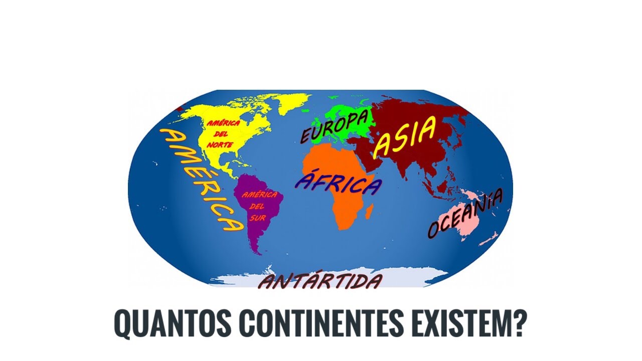 Quantos continentes existem no mundo? - YouTube
