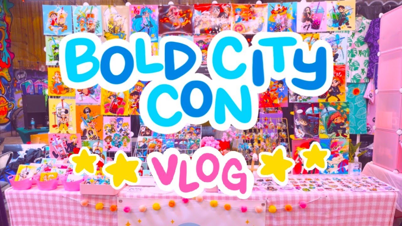 Artist Alley Vlog ♡ Bold City Con - YouTube
