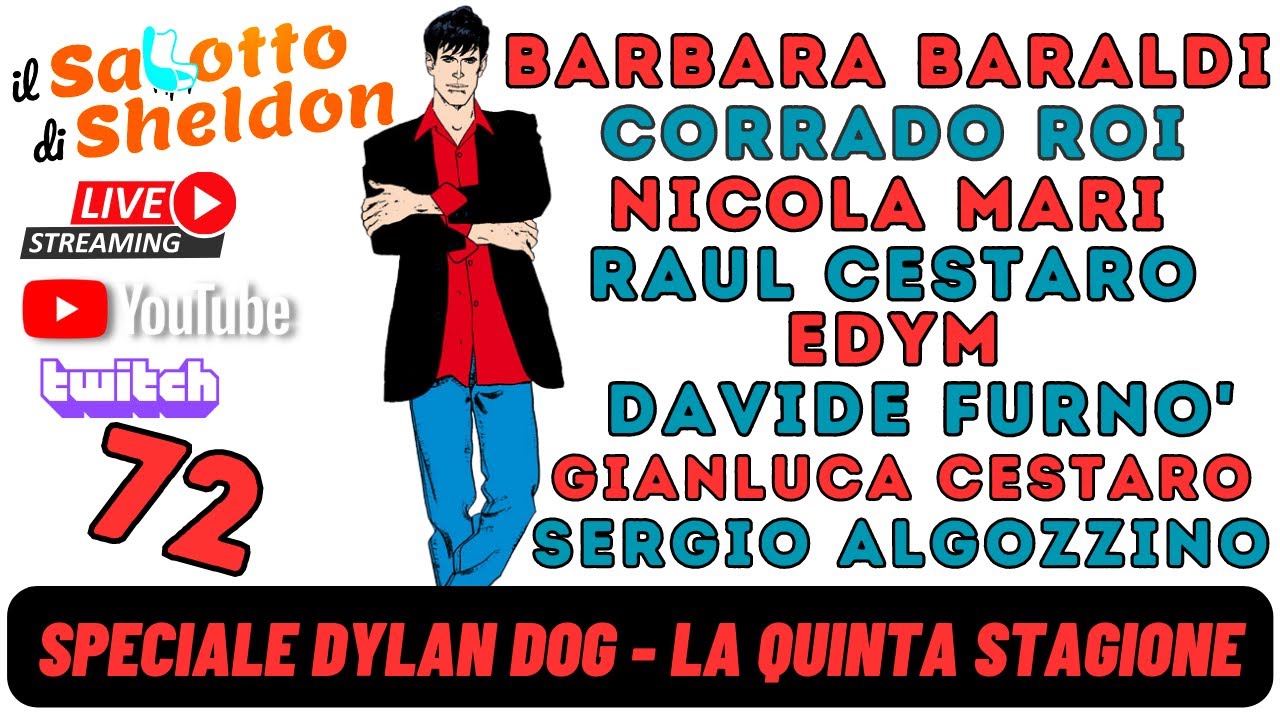 Il Salotto di Sheldon Ep. 72 in HD - Speciale Dylan Dog e la quinta stagione - YouTube