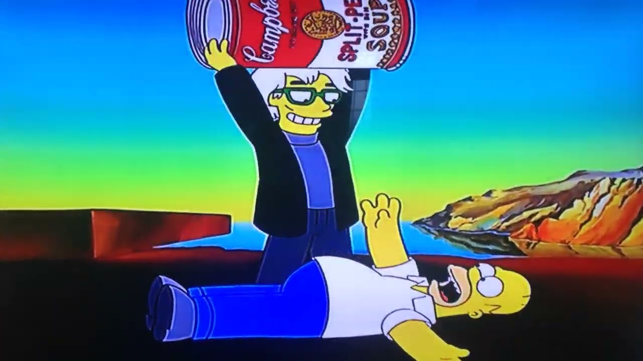 The Simpsons Andy Warhol - YouTube