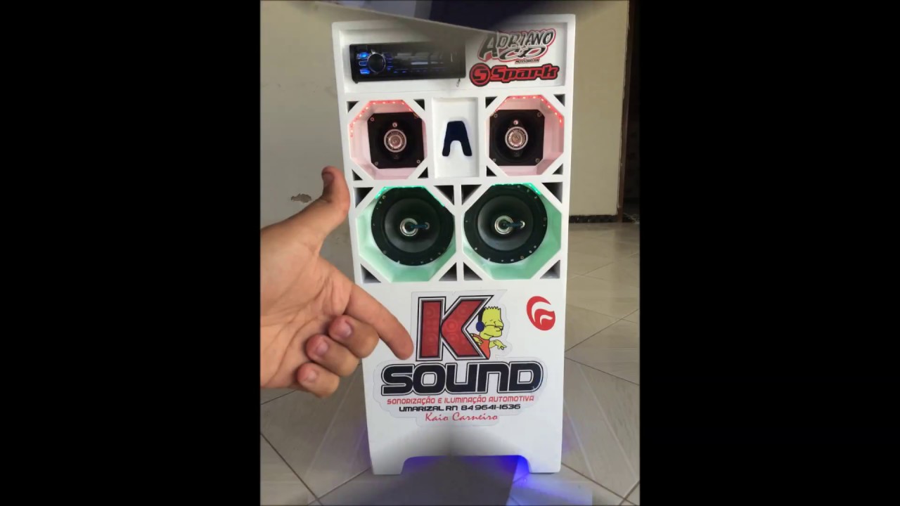 CAIXA BOB SUBWOOFER BRAVOX UXP DE 10 POLEGADAS - YouTube