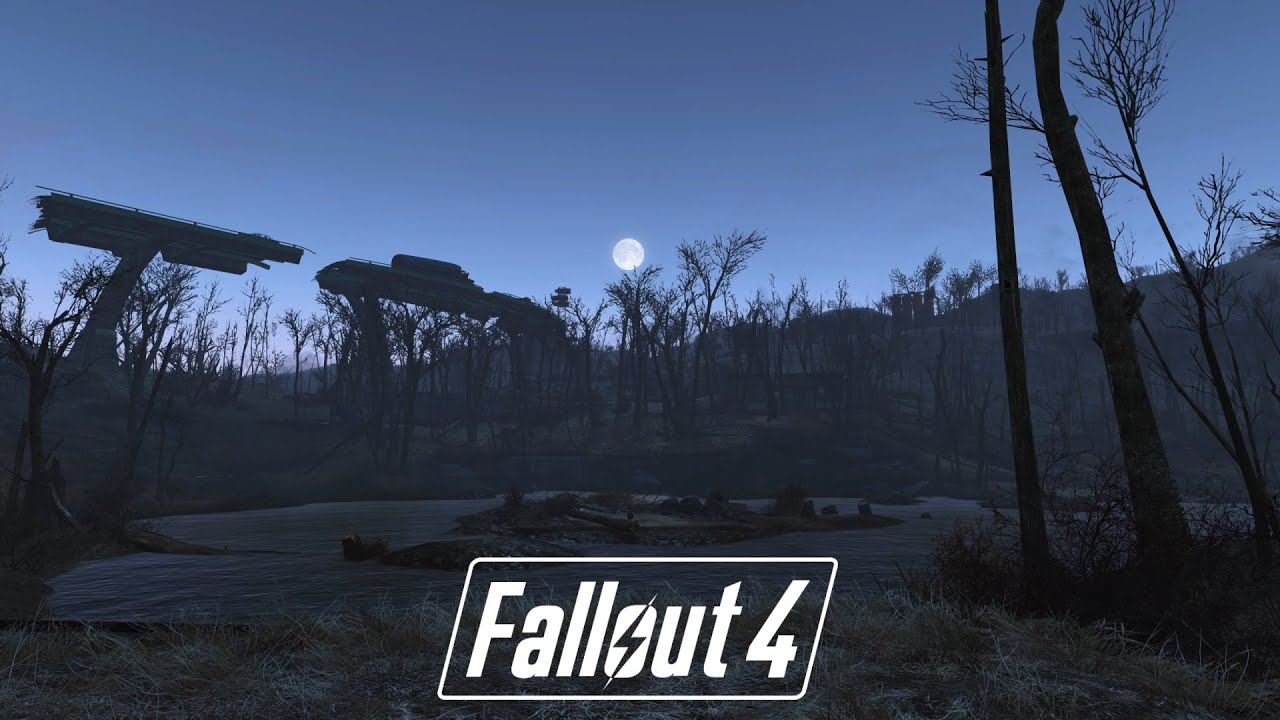 Walden Pond, Apocalypse Ambience - Fallout 4 | Gentle Wind, White Noise ...