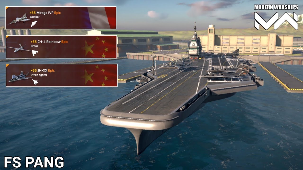 FS PANG - New Legendary Assault Carrier Full Gameplay - Modern Warships ...