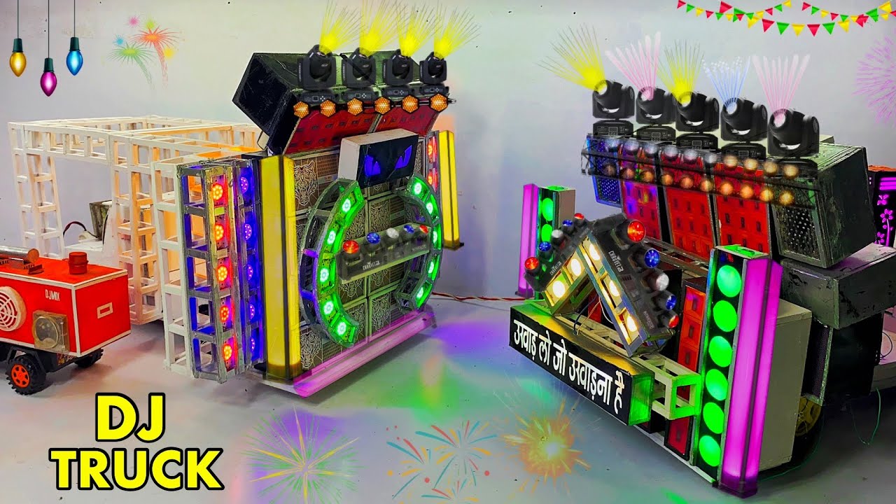 Mini Dj Truck Loading At-Home Dj Toy eicher dj mini box and light ...